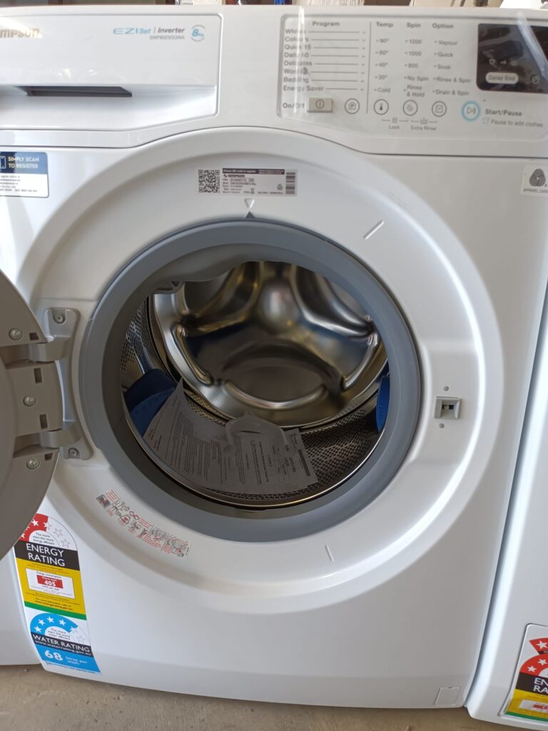 Simpson 8kg Ezi Front Load Washing Machine - Appliances